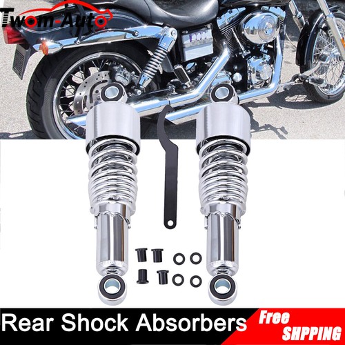 Universal 10.5" Lowering Rear Shock For Harley Touring Sportster Dyna ...