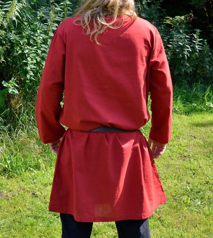 Medieval Knight Roman Tunic Long Sleeve Legionary Costume Wool / Cotton ...