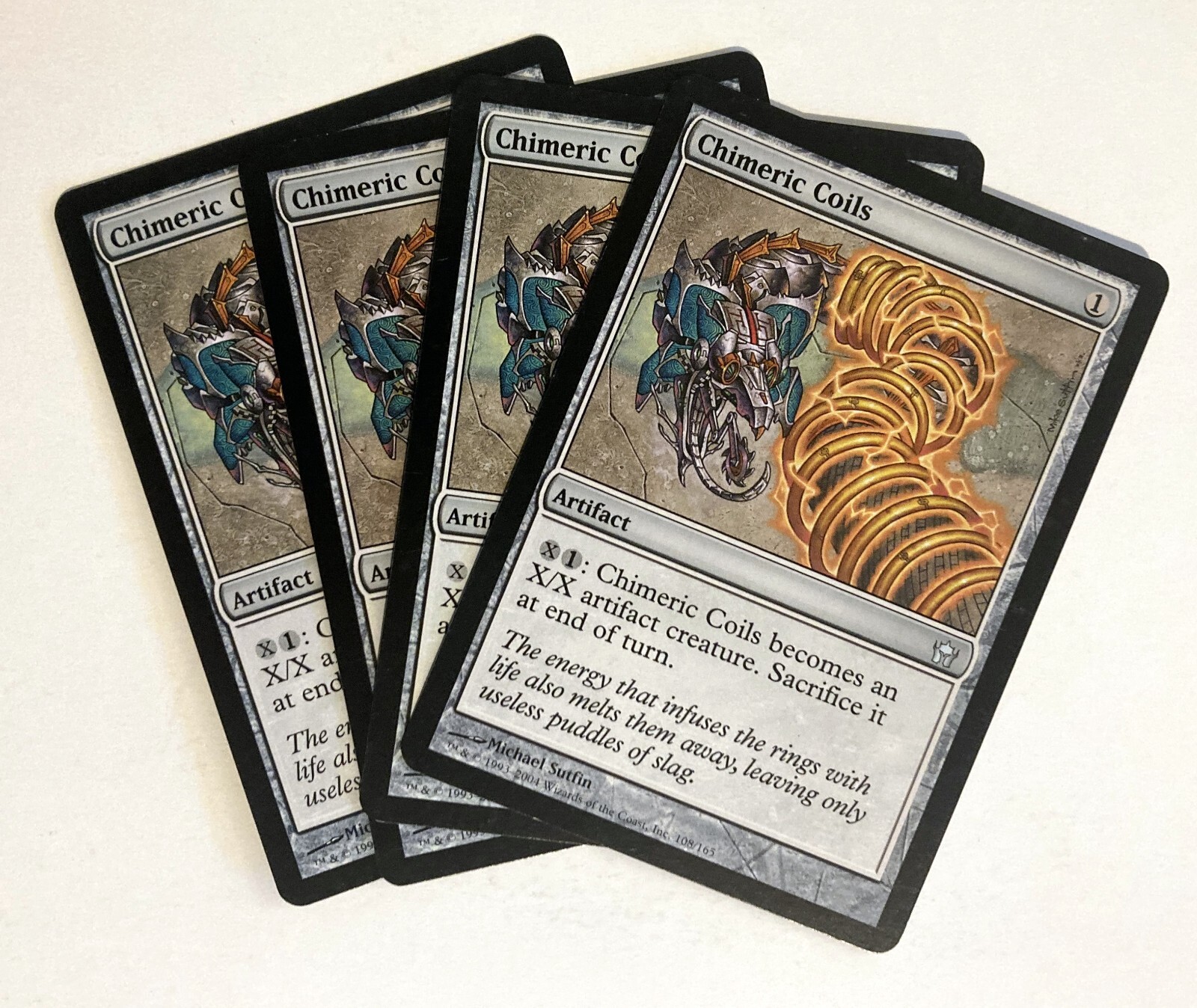 Chimeric Coils (4) Fifth Dawn NM MTG Magic the Gathering | eBay