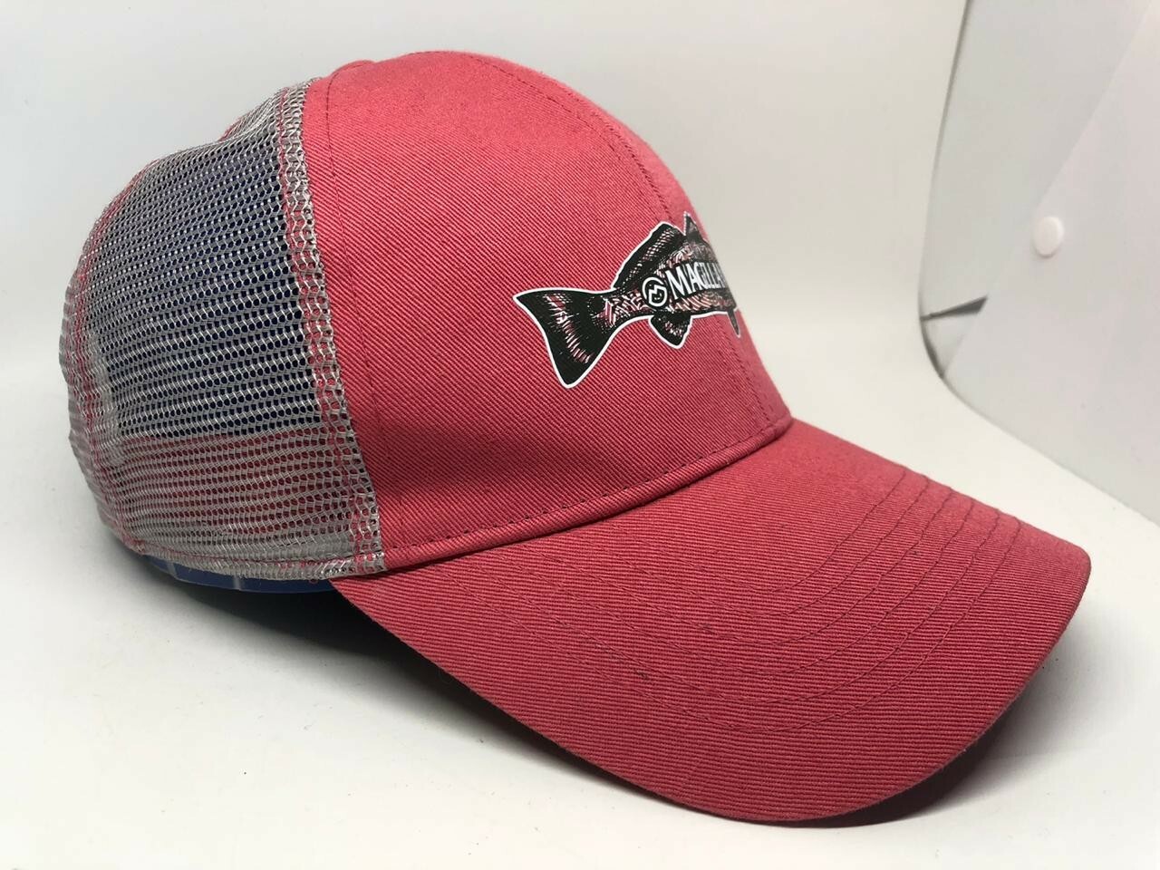 Magellan Cap Hat Women Trucker Mesh Snapback Pink Gray Poly Cotton | eBay