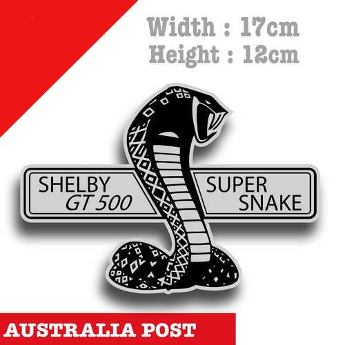 Ford Mustang Shelby GT500, Super Snake Logo Sticker | eBay Australia