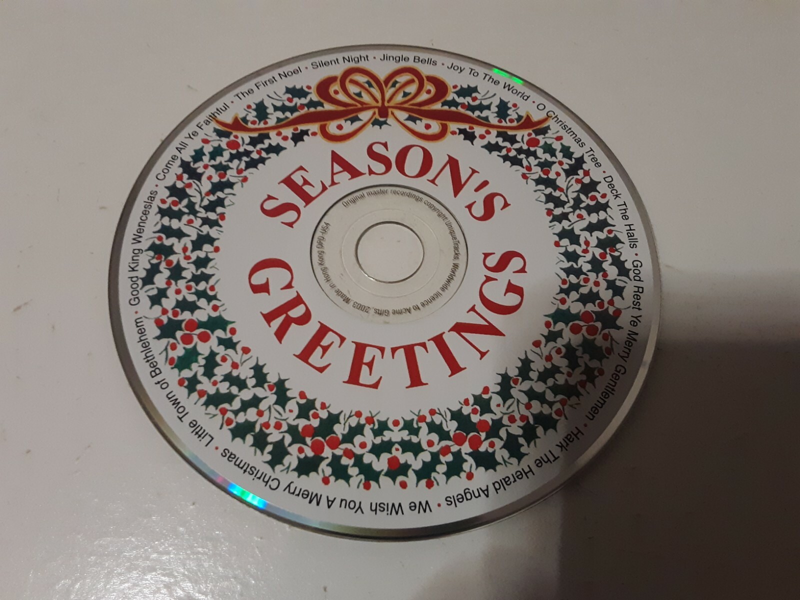 Season's Greetings CD Compact Disc NO CASE ONLY CD Christmas | eBay