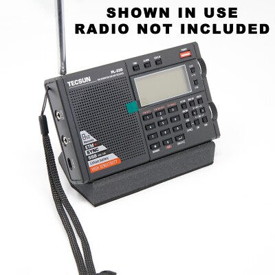 Angled Desk Stand for your own Tecsun PL330 Shortwave Radio with Grippy ...