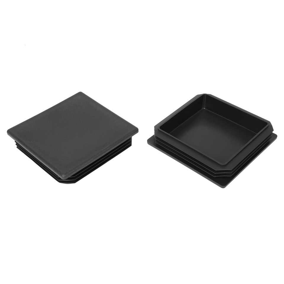 4" 2 Pack Square Rubber Bumper Plug End Cap Cover For RV Camper Trailer ...