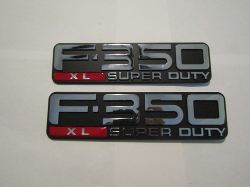 1999 2000 2001 2002 2003 2004 FORD F-350 SUPER DUTY XL FENDER EMBLEMS ...