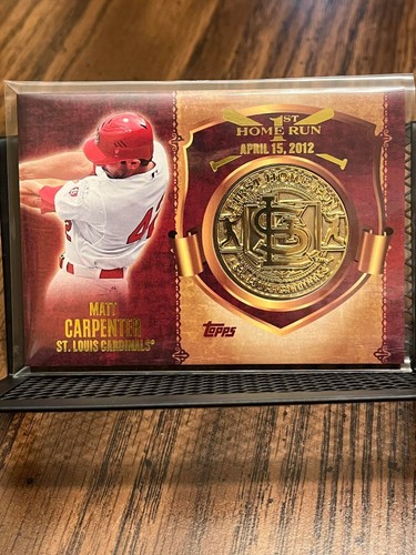 MATT CARPENTER 2015 TOPPS "1ST FIRST HOME RUN" COMMEMORATIVE MEDALLION ...