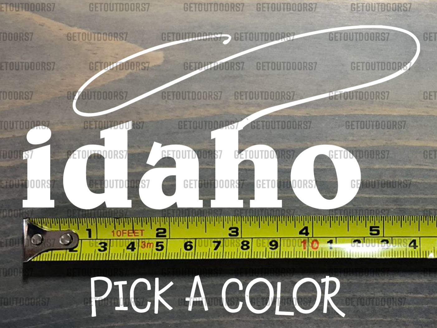 Fly Fishing Idaho Sticker Decal Line Trout Rainbow Hunter Abel Reels ...