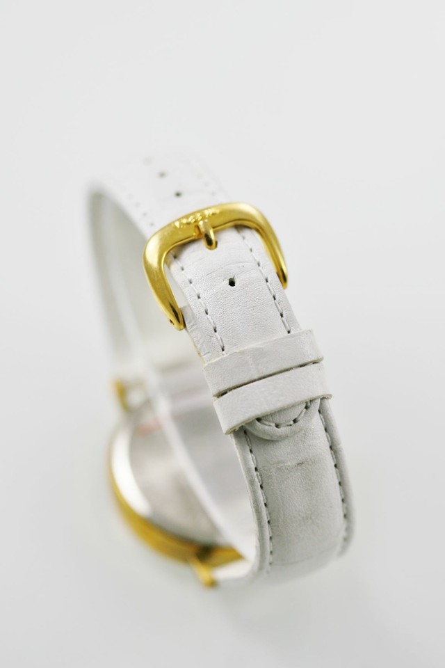 Scottsdale Polo Watch Unisex Stainless Steel Gold Leather White Blue ...