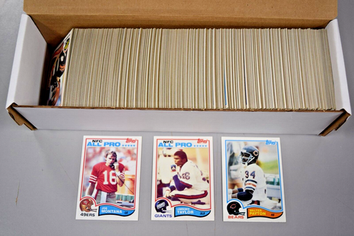 1982 Topps Football Complete Set #1-528 Lawrence Taylor Rookie Montana ...