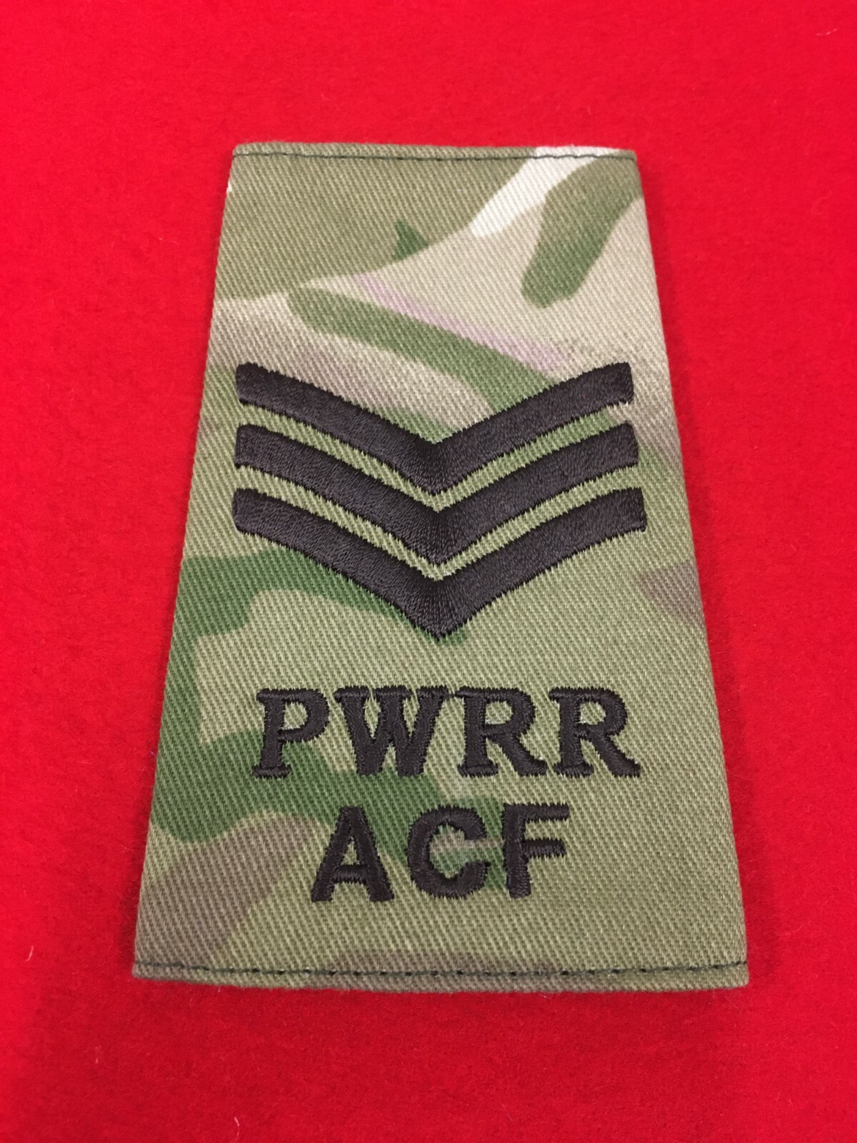 PWRR ACF MTP Combat Rank Slide Sergeant SGT Staff Sergeant Ssgt | eBay UK