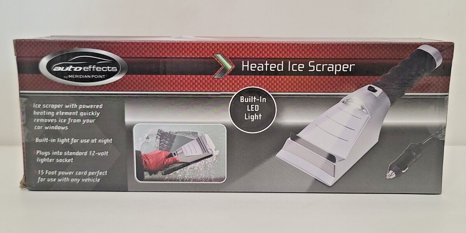 Heated Ice Scraper Car Window Heating Element with LED Night Light Auto ...