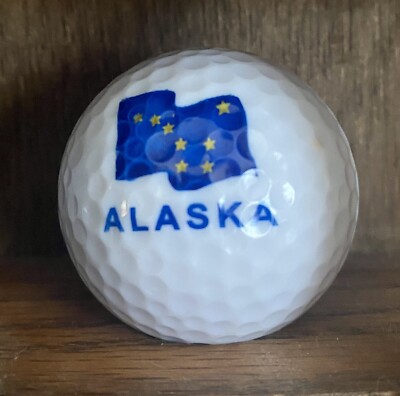 Alaska Flag Advertising Souvenir Collector Golf Ball | eBay