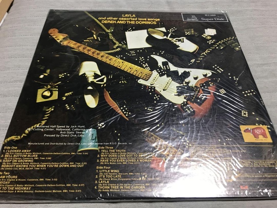 Layla My Love Super Disc Eric Clapton Vinyl Record Classic Rock Lp ...