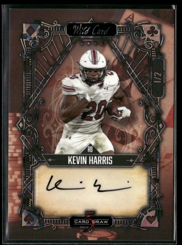 2002 Wild Card 5 Card Draw Kevin Harris RC Auto 1/2 Rookie Autograph | eBay