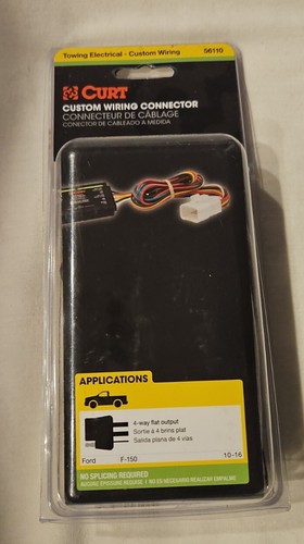NEW Curt 56110 Custom Wiring Connector Trailer Hitch for Ford F-150 10 ...
