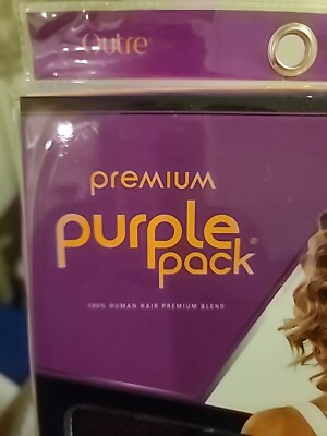 Outre Premium Purple Pack 100% Human Hair Premium Blend Diva Wave Long ...