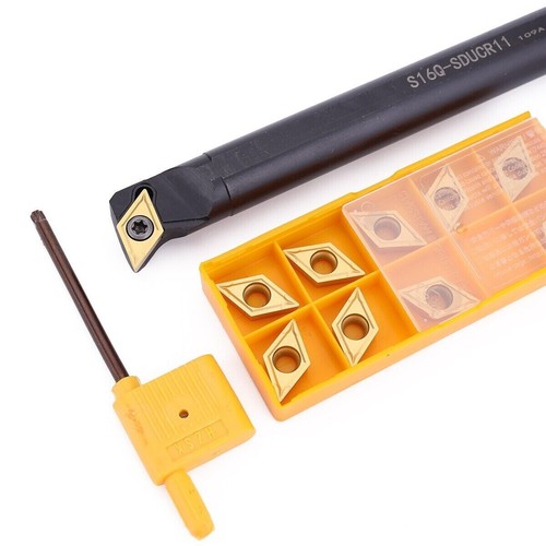 S16Q-SDUCR11 Lathe Internal Turning Tool Holder Boring Bar + DCMT11T304 735 | eBay Australia