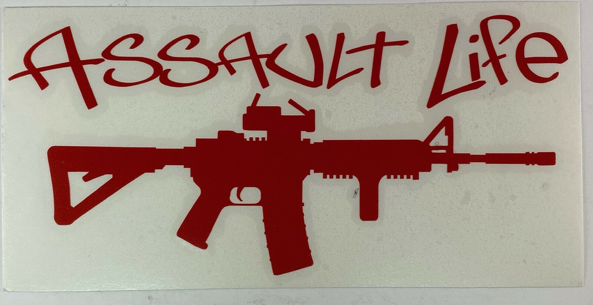 Assault Life Sticker Decal