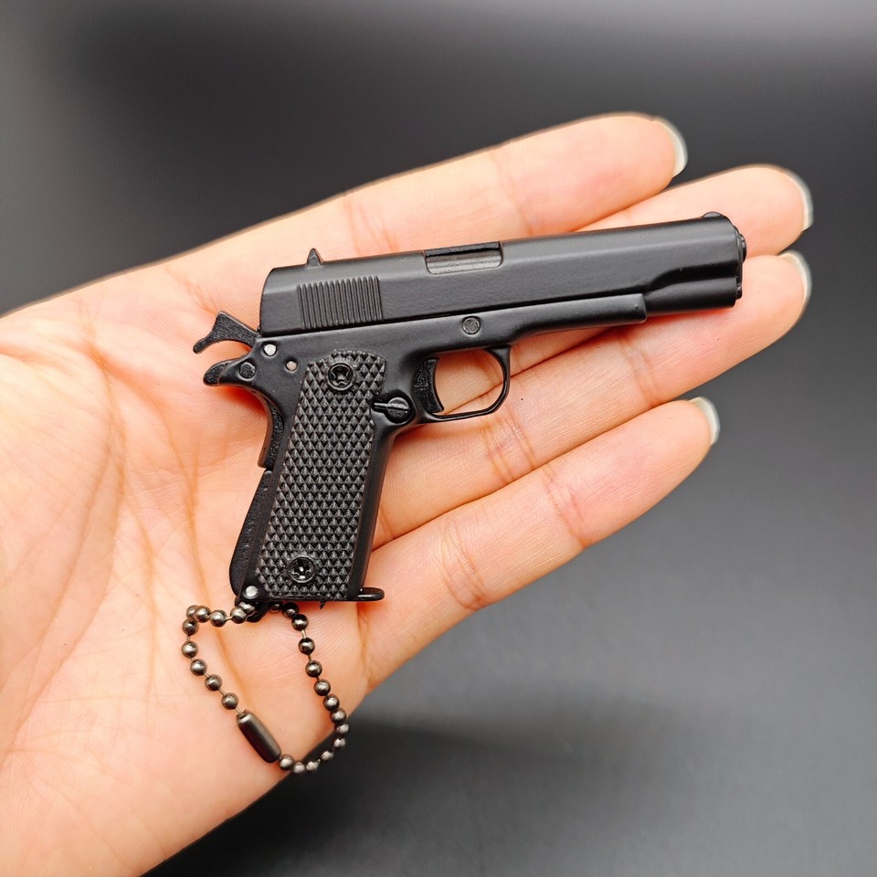 1911 Keychain,Metal Gun Keychain Mini Pistol Keychain for Man,Son ...