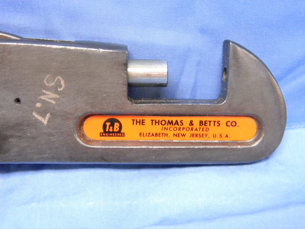 Thomas & Betts T&B WT540 Ratchet Hand Crimp Tool Interchangeable Die ...