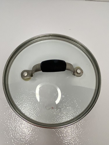 Calphalon Replacement Lid Tempered Glass & Stainless 7.5" OD Black ...