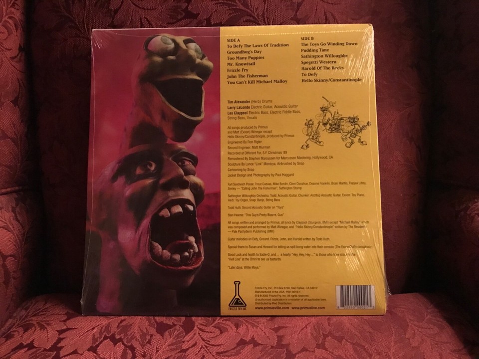 PRIMUS: FRIZZLE FRY LIMITED PINK COPY VINYL (2015, PRAWN SONG) [BRAND ...