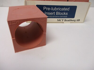 MCT BRATTBERG INSERT BLOCK 40/34 LYCRON,CABLE DIA 1.32-1.40 (18 PC LT ...