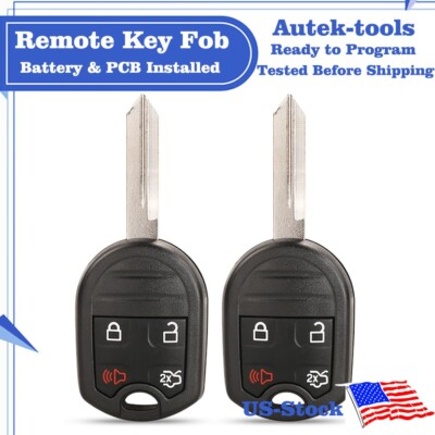 2 Remote Key Fob For 2009 2010 2011 2012 2013 2014 2015 Ford Explorer ...
