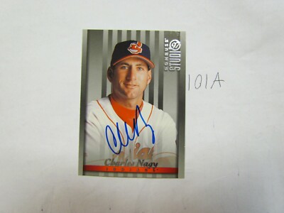 1997 Donruss Studio Charles Nagy Autographed Signed Baseball Card | eBay