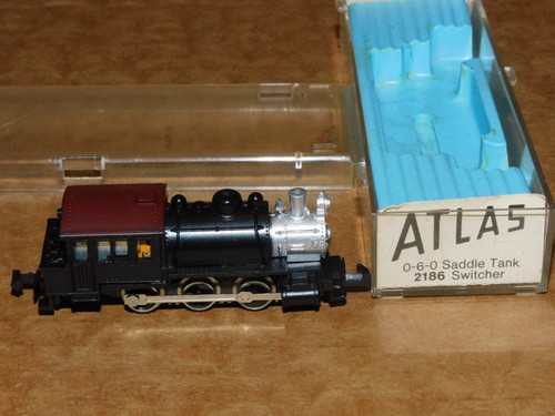 Vintage Atlas 0-6-0 Steam Loco Engine 2186 Saddle Tank Switcher as is ...