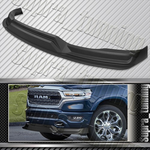 Black Front Lower Bumper Lip Splitter Spoiler For 2019-2024 Dodge Ram ...