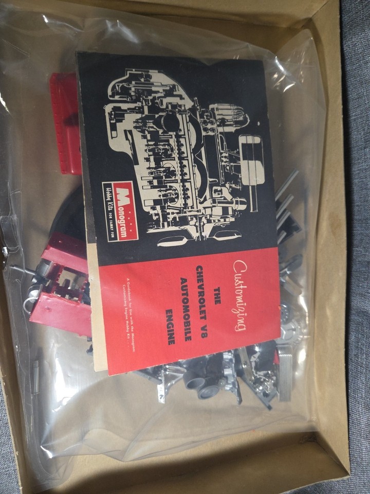 Vintage Mongram Customizing Auto Engine Kit Chevrolet V8 | eBay