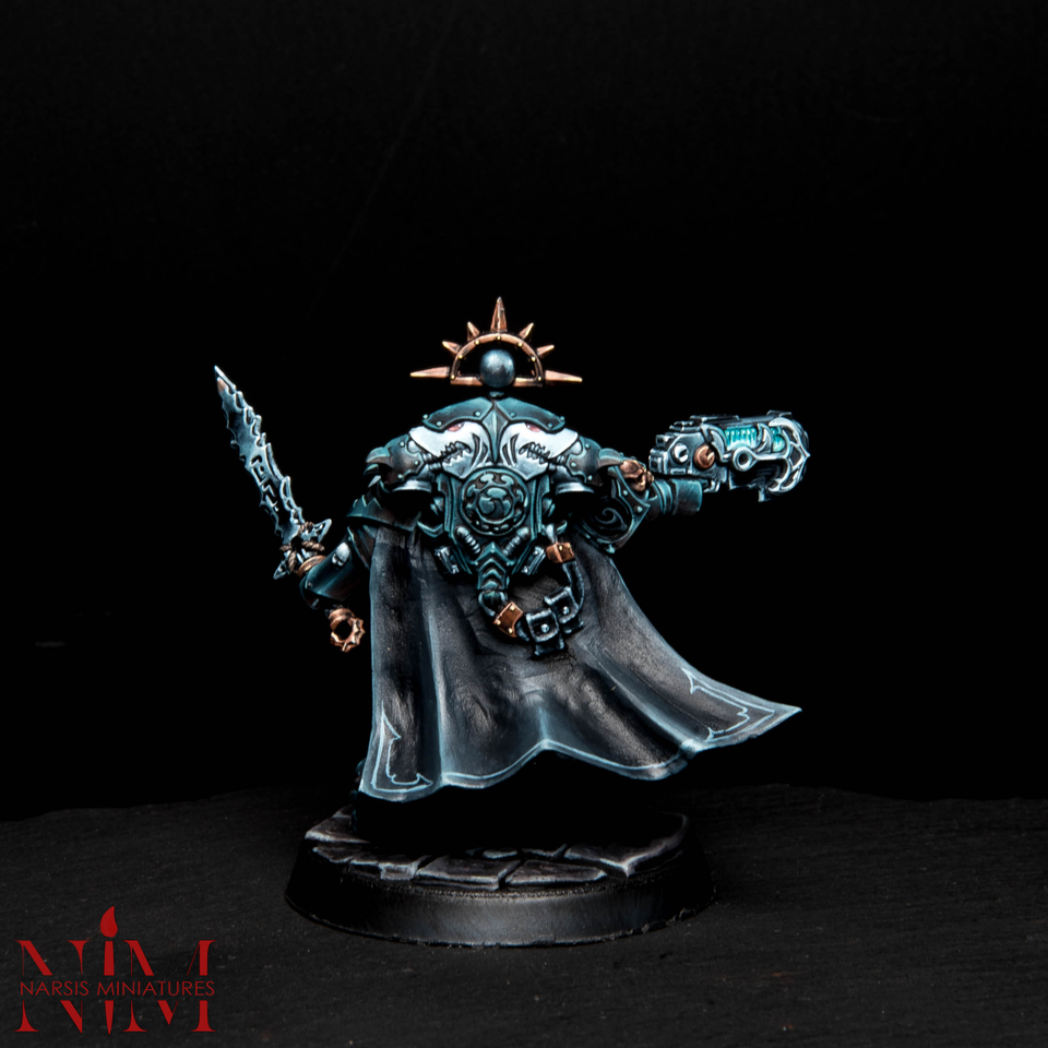 Warhammer 40k painted Carcharodons primaris captain | eBay