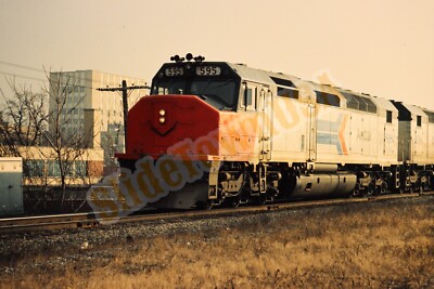 Vtg 1976 Train Slide 595 AMTK Amtrak Engine X4J011 | eBay