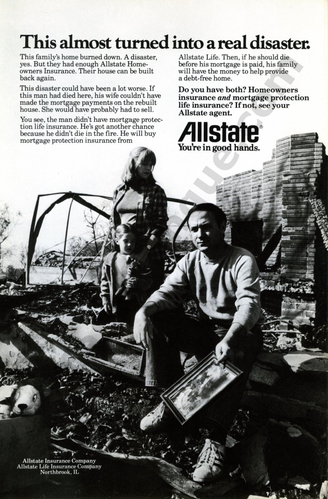 1980 Allstate Insurance Home Life Vintage Print AD Wall Decor Idea ...