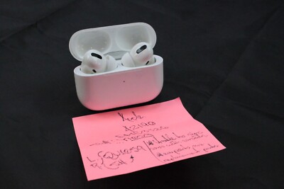 Apple AirPods Pro 1st Gen A2190 Set AS IS Earpieces Won't Sync w/ Case ...
