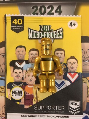 2024 NRL Micro Figures - Penrith PANTHERS - NATHAN CLEARY - GOLD Super ...