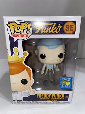 Funko Pop! Freddy Funko As Rick 2019 Freaky Tiki Fundays Box of Fun LE ...