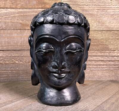 SHUNGITE Crystal Buddha Carving, Gift, Home Decor, Healing Crystals ...