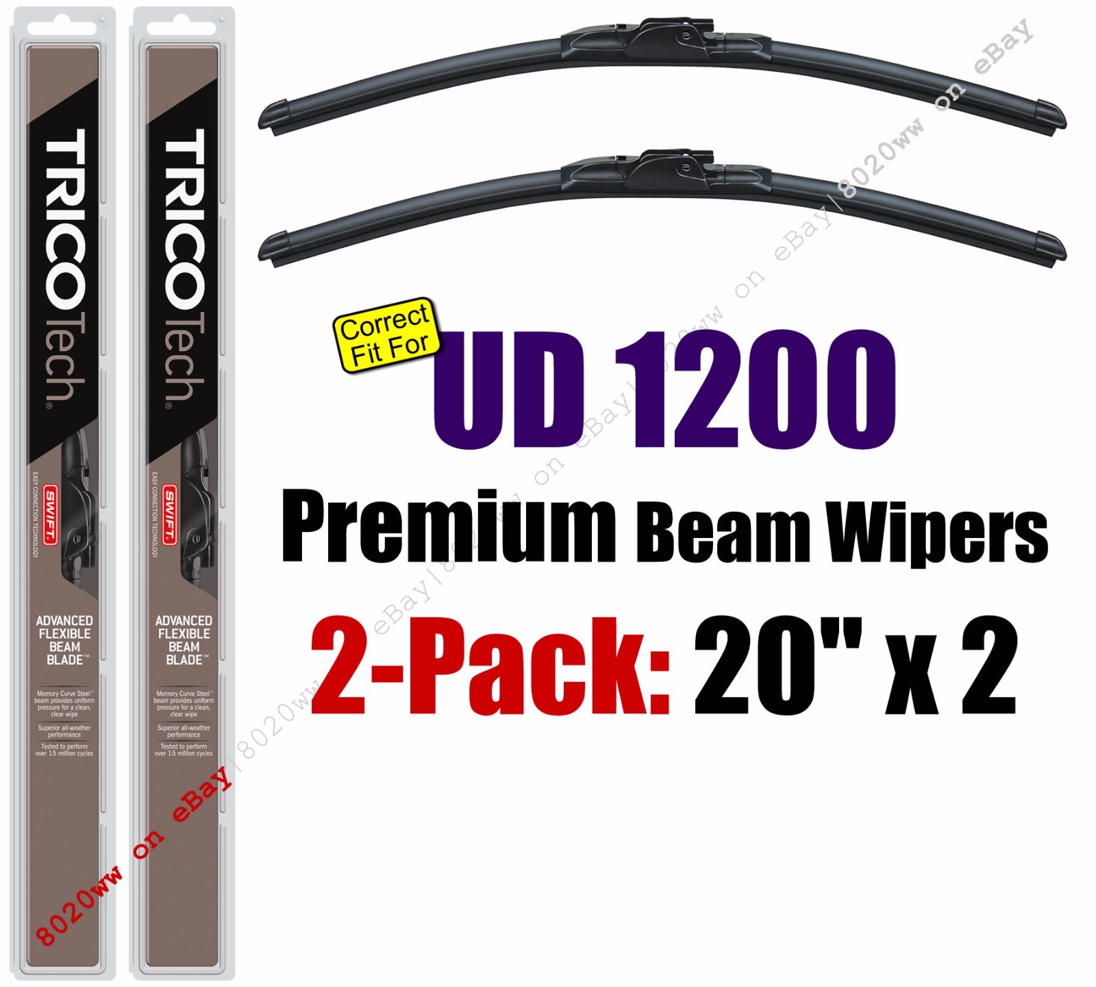 Wiper Blades 2-Pack Premium - fit 1999-2004 UD 1200 - 19200x2 | eBay