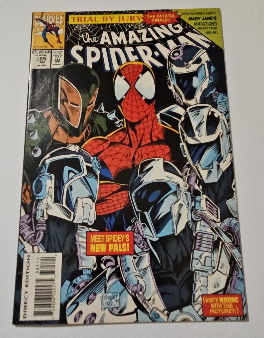 Amazing Spider-Man #385 (Marvel, 1994) Trial By Jury Finale, Mark ...