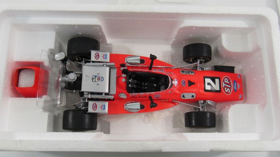 Mario Andretti ERTL Diecast #2 STP Brawner Hawk Ford 1969 Indy 500 ...