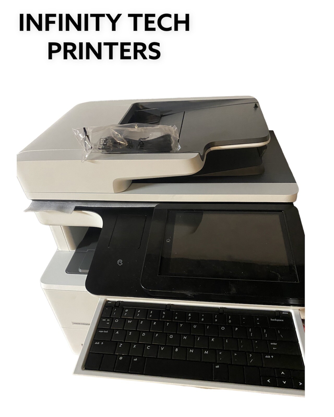 HB LaserJet Enterprise MFP M527 Multifunction Printer - White ...