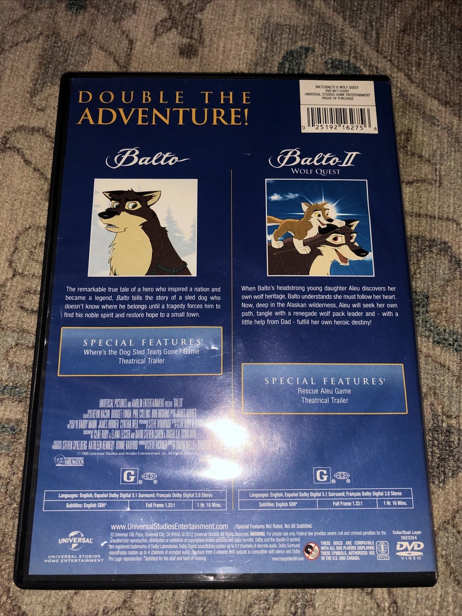 Balto 2 Dvd Ebay
