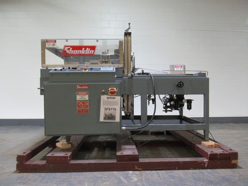 Shanklin Model Cf-1, automatic, intermittent motion, side seal, shrink ...