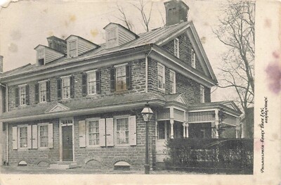 Postcard PA Philadelphia Green Tree Inn Hotel Restaurant Main Street ...