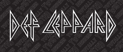 Def Leppard Band Logo vinyl decal sticker Car Truck Classic Rock Hair ...