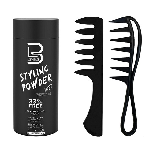 L3 Level 3 Styling Powder & Styling Comb Set - Easy to Apply with No ...