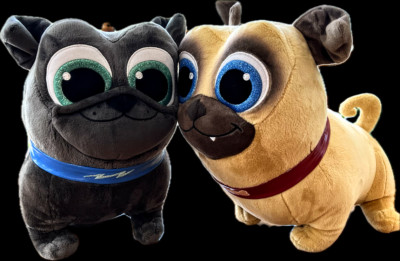 13” Disney Store Junior BINGO & Pug Puppy Dog Pals Plush | eBay