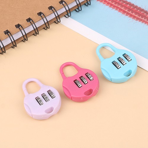 Color Mini Password Padlock Trolley Case Password Lock Student Password ...
